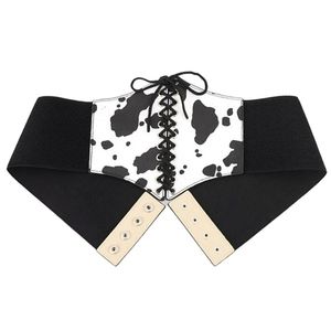 Accessories | Cow Print Faux Leather Corset Belt | Poshmark